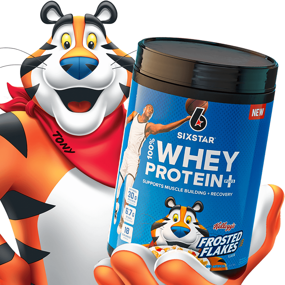 100% Whey Protein Plus - Frosted Flakes - SIXSTAR