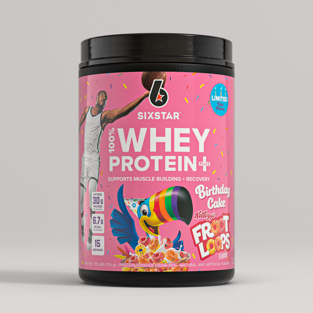 100% Whey Protein Plus Kellogg's Froot Loops Birthday Cake - SIXSTAR